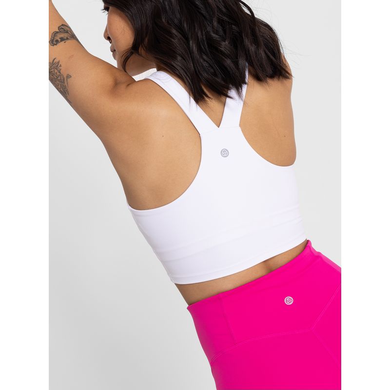 Bra Para Mujer Crop Top Diana Blanco | Bsoul - BSoul Peru | Tienda Oficial